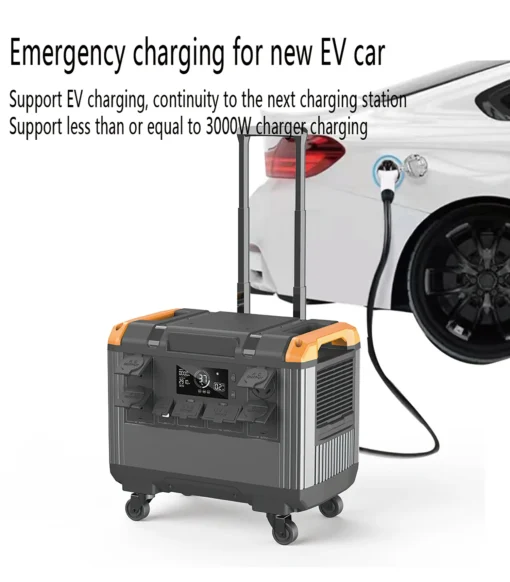 Battery Pack Solar Generator 3000W 2000W 1000W Power Station Outdoor ...